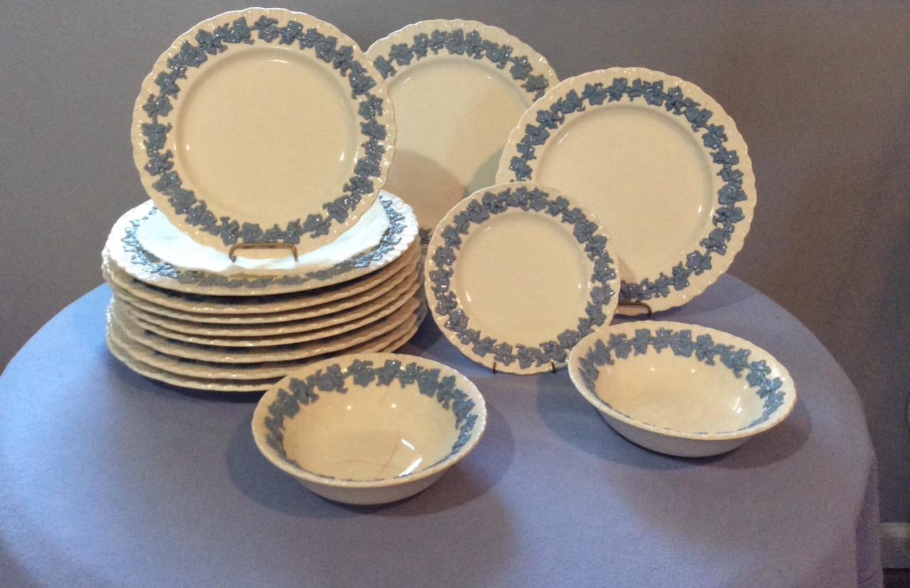 Wedgwood Embossed Queensware Dinnerware | The Wedgwood Lady